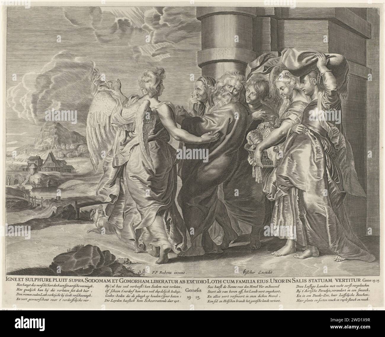 Lot daughters destruction sodom gomorrah hi-res stock photography and ...