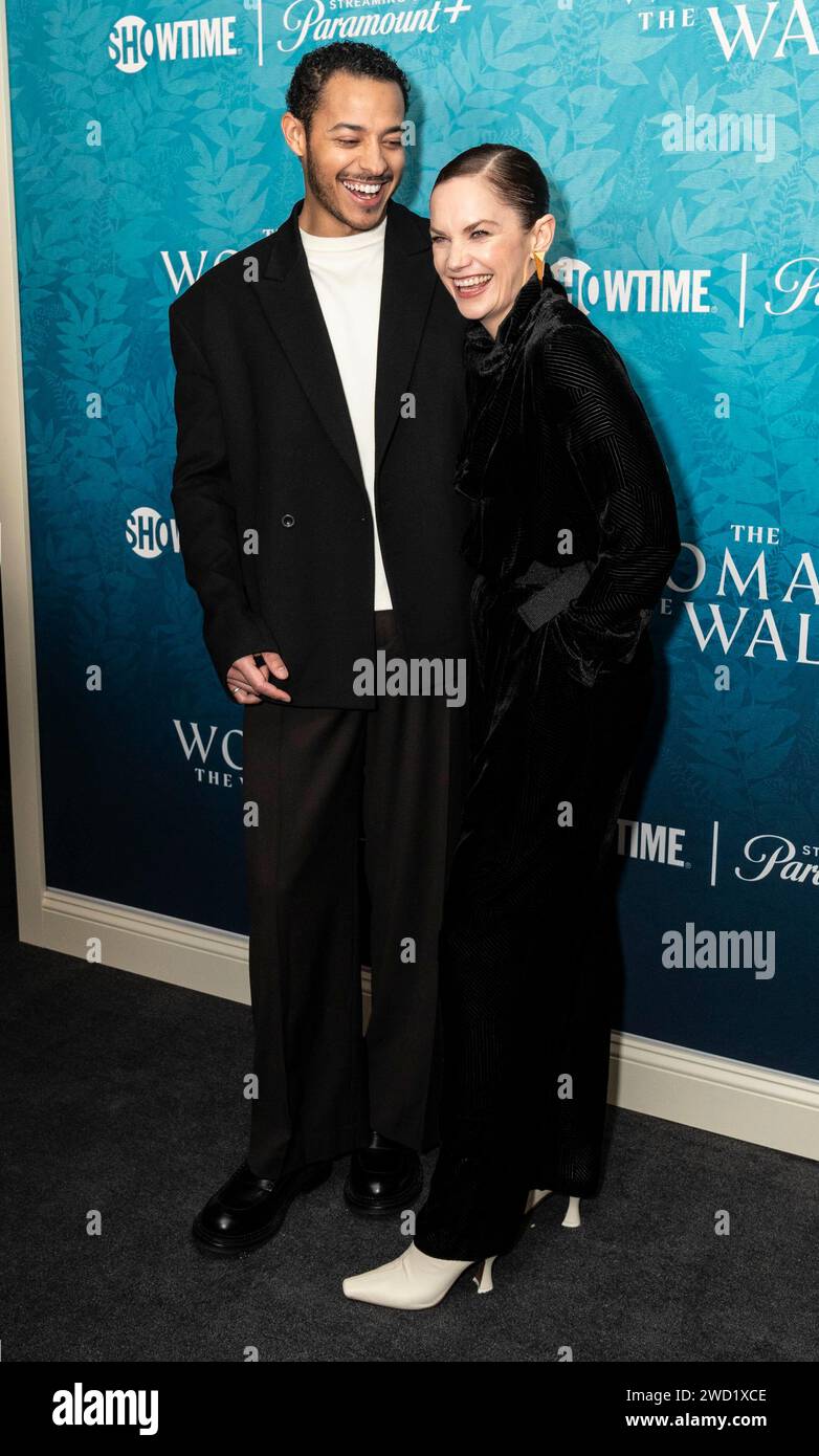 New York, New York, USA. 17th Jan, 2024. Daryl McCormack and Ruth ...