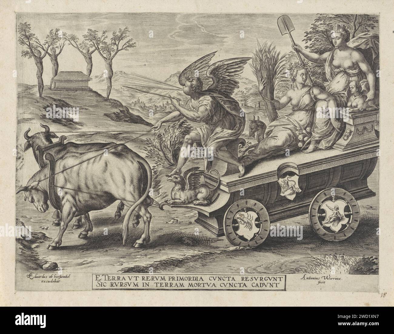 Earth, Antonie Wierix (II), After Marten van Cleve (I), 1565 - Before ...