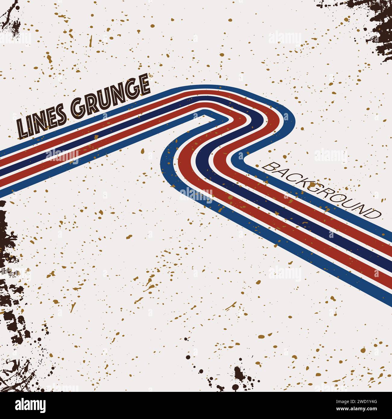 Retro color lines perspective wallpaper Stock Vector Image & Art - Alamy