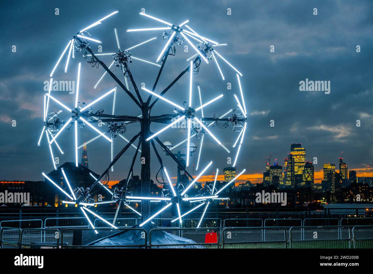 London, UK. 17th Jan, 2024. Neuron by Juan Fuentes (Spain), on the ...