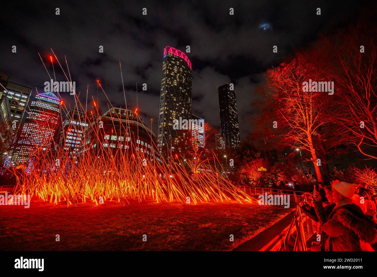 London, UK. 17th Jan, 2024. Neuron by Juan Fuentes (Spain), on the ...