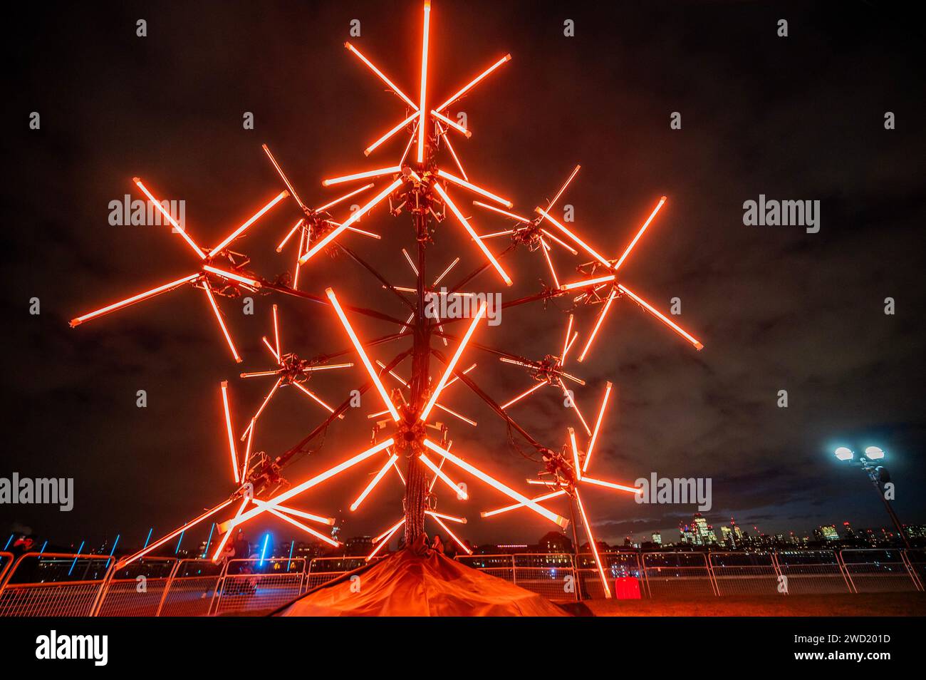 London, UK. 17th Jan, 2024. Neuron by Juan Fuentes (Spain), on the ...