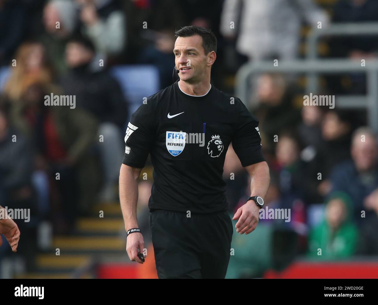 Referee, Andy Madley. - Crystal Palace v Liverpool, Premier League ...