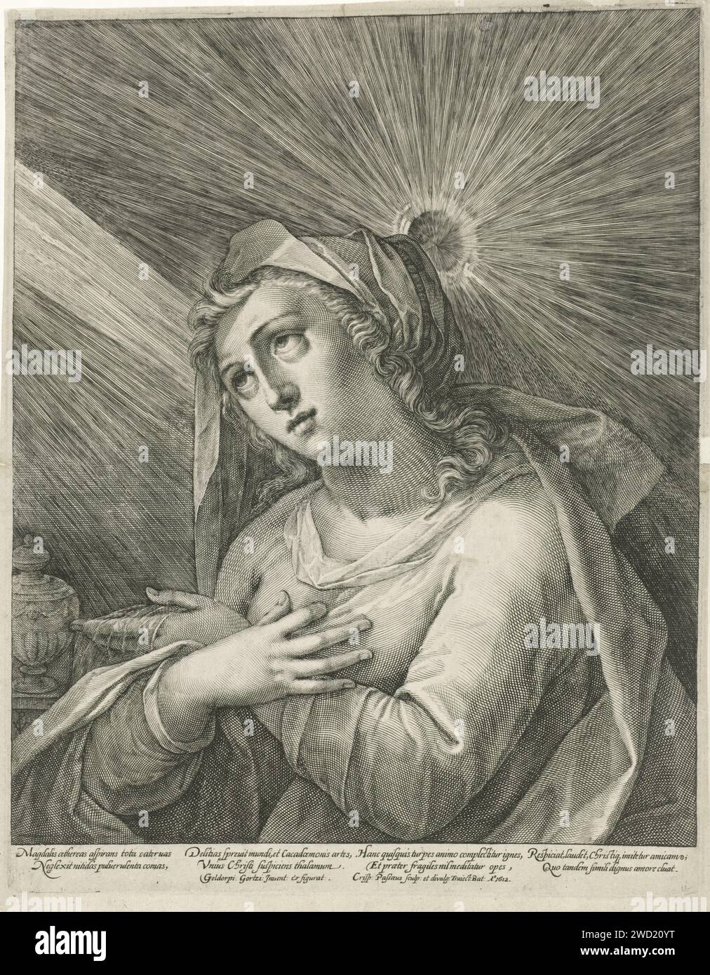 Maria Magdalena, Crispijn Van De Fasse (I), After Gortzius Geldorp ...