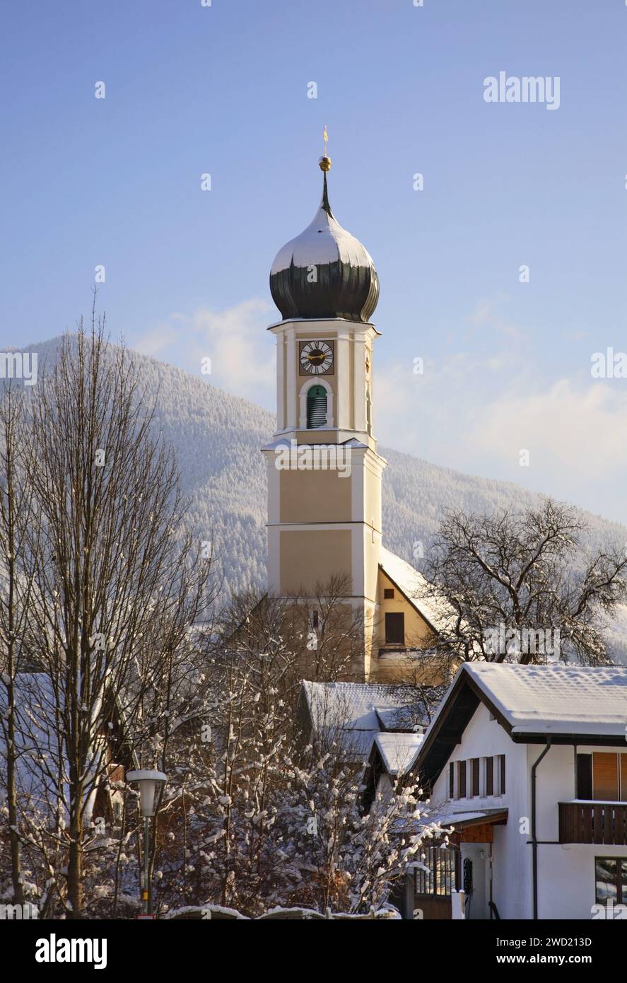 Church of Peter and Paul in Oberammergau. Bavaria, Germany Stock Photo - Alamy
