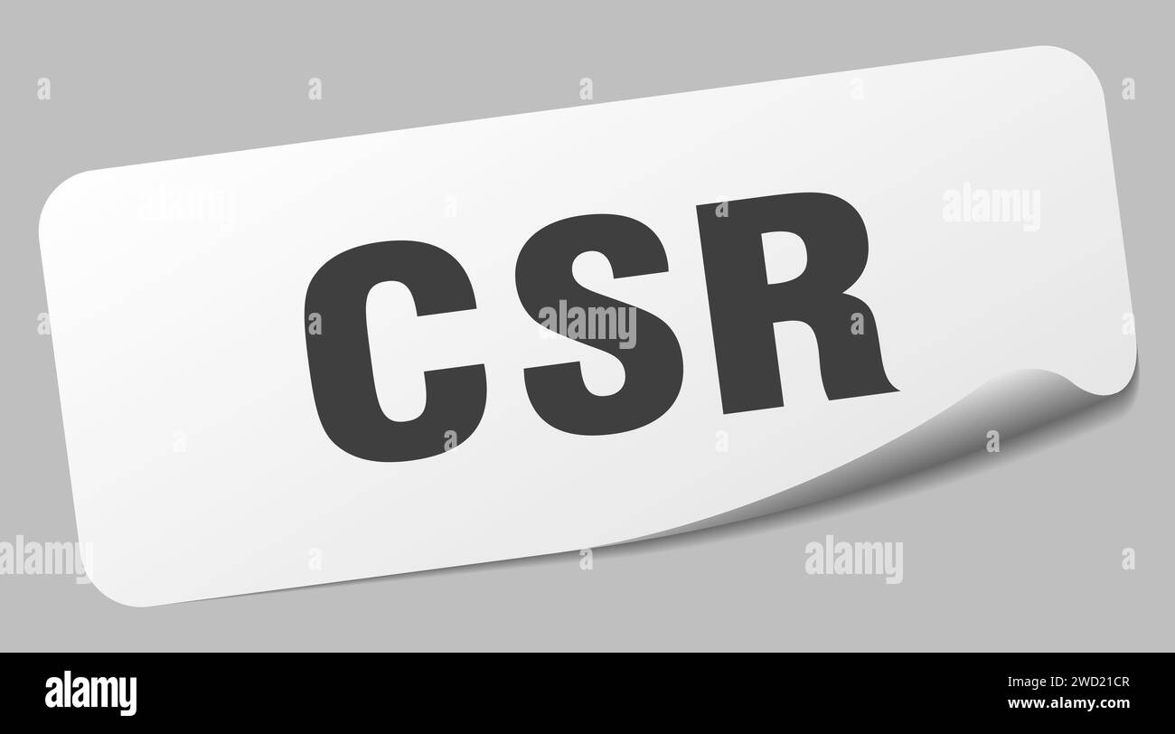 Csr corporate social responsibility Black and White Stock Photos ...