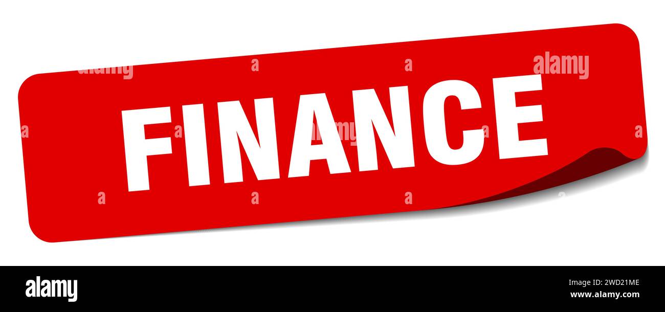 Finance sticker rectangular label hi-res stock photography and images ...