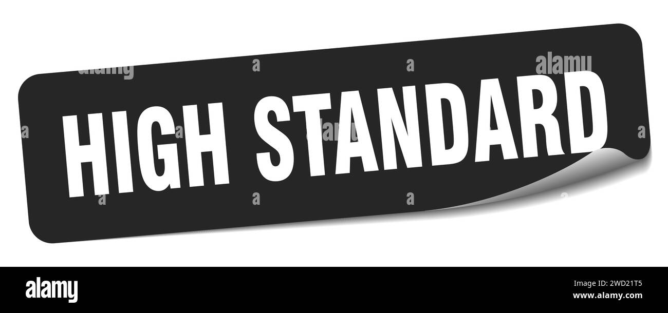 High standard sticker black Cut Out Stock Images & Pictures - Alamy