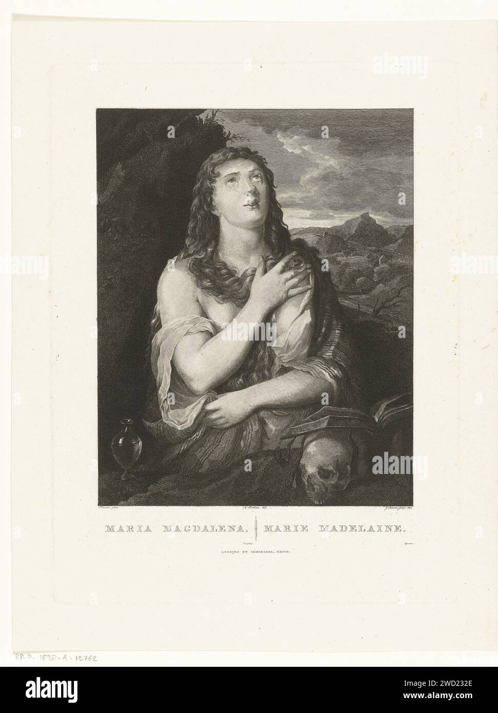 The penance of Maria Magdalena, Joannes Bemme, after Abraham Teerlink ...