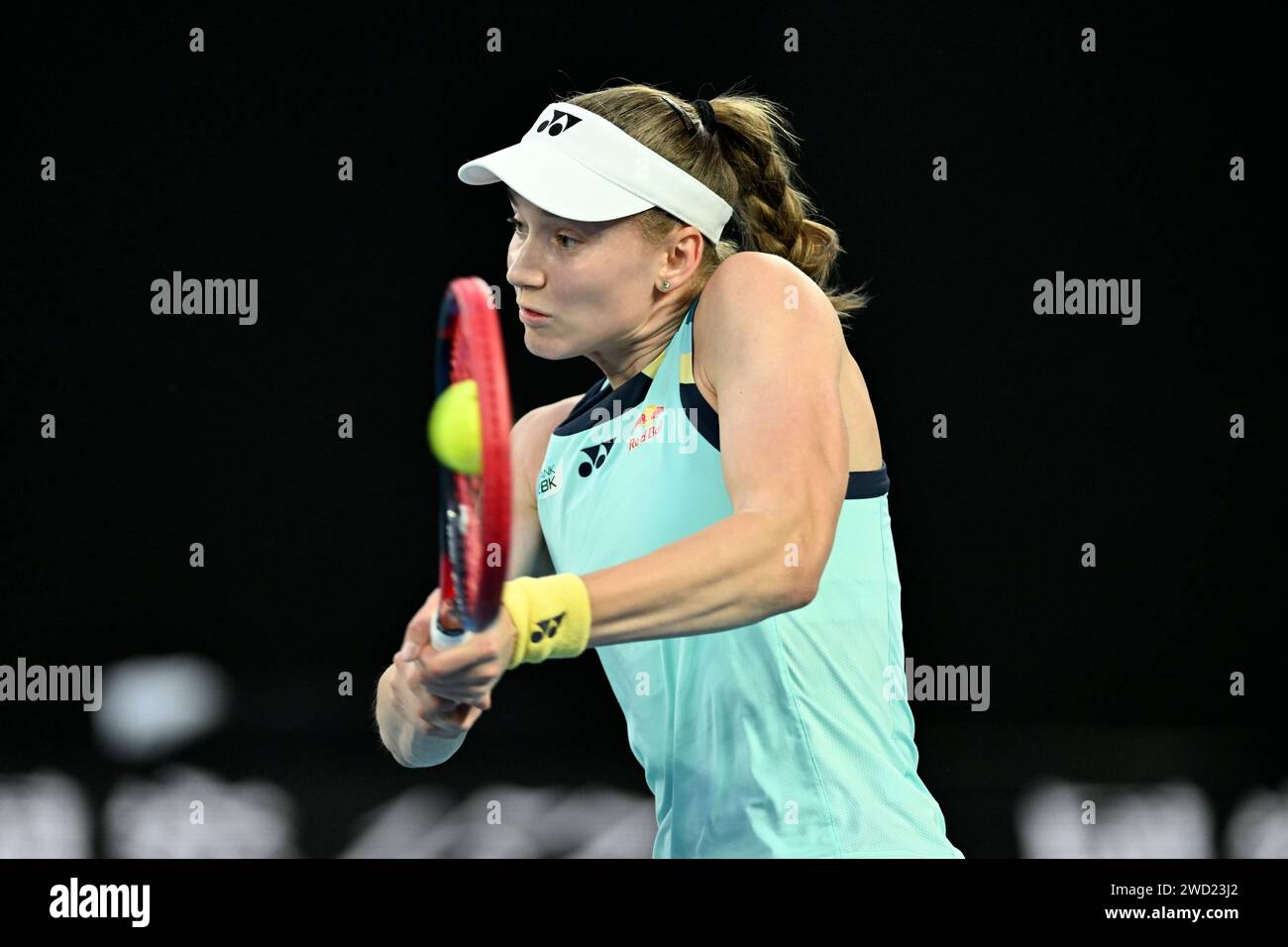 Melbourne, Australia. 18th Jan, 2024. Elena Rybakina of Kazakhstan ...
