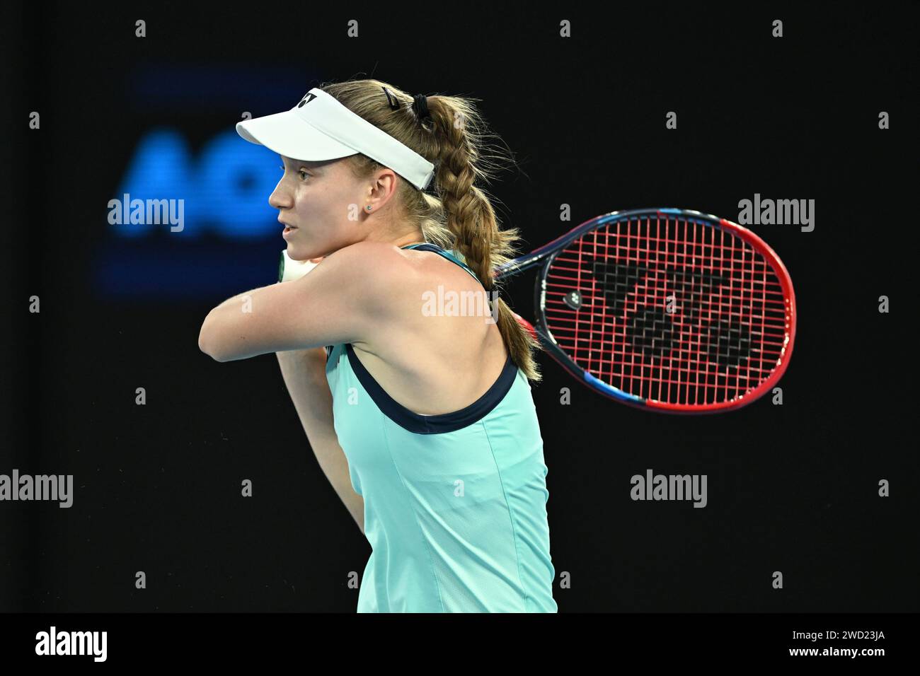 Melbourne, Australia. 18th Jan, 2024. Elena Rybakina of Kazakhstan ...