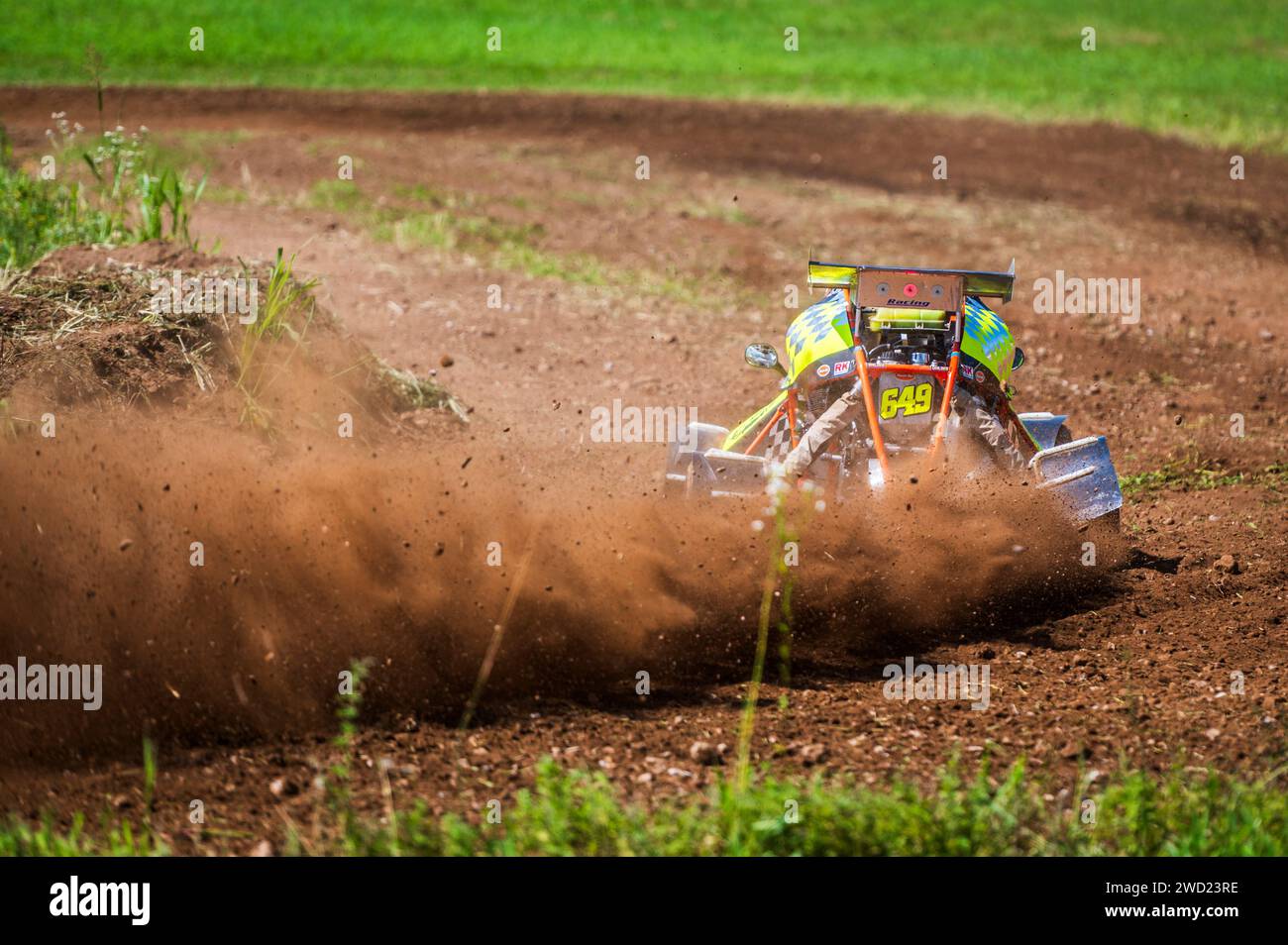 Autocross race. Racing emotions Stock Photo - Alamy