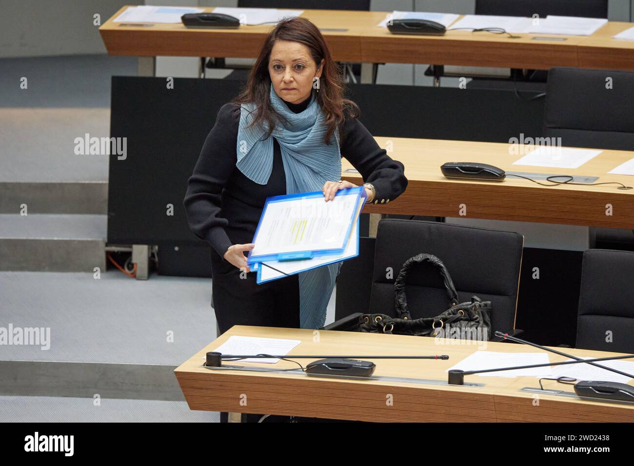 Berlin, Germany. 18th Jan, 2024. Felor Badenberg (SPD), Senator for ...