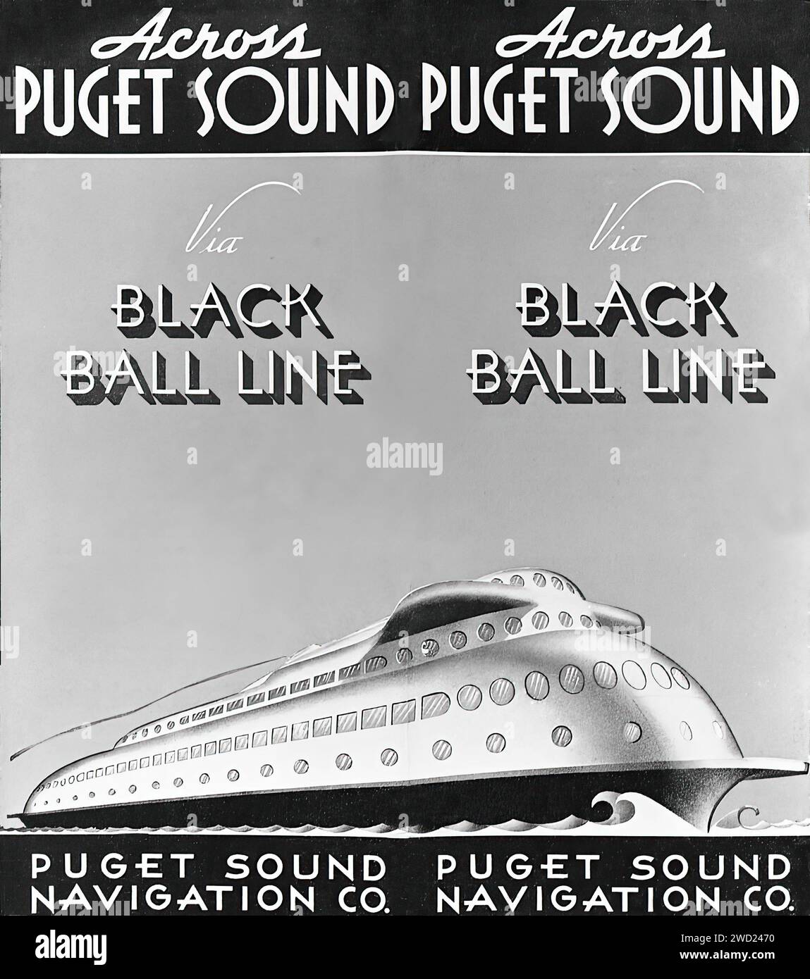 "Kalakala" - Image of the MV Kalakala, a notable ferry that operated in ...