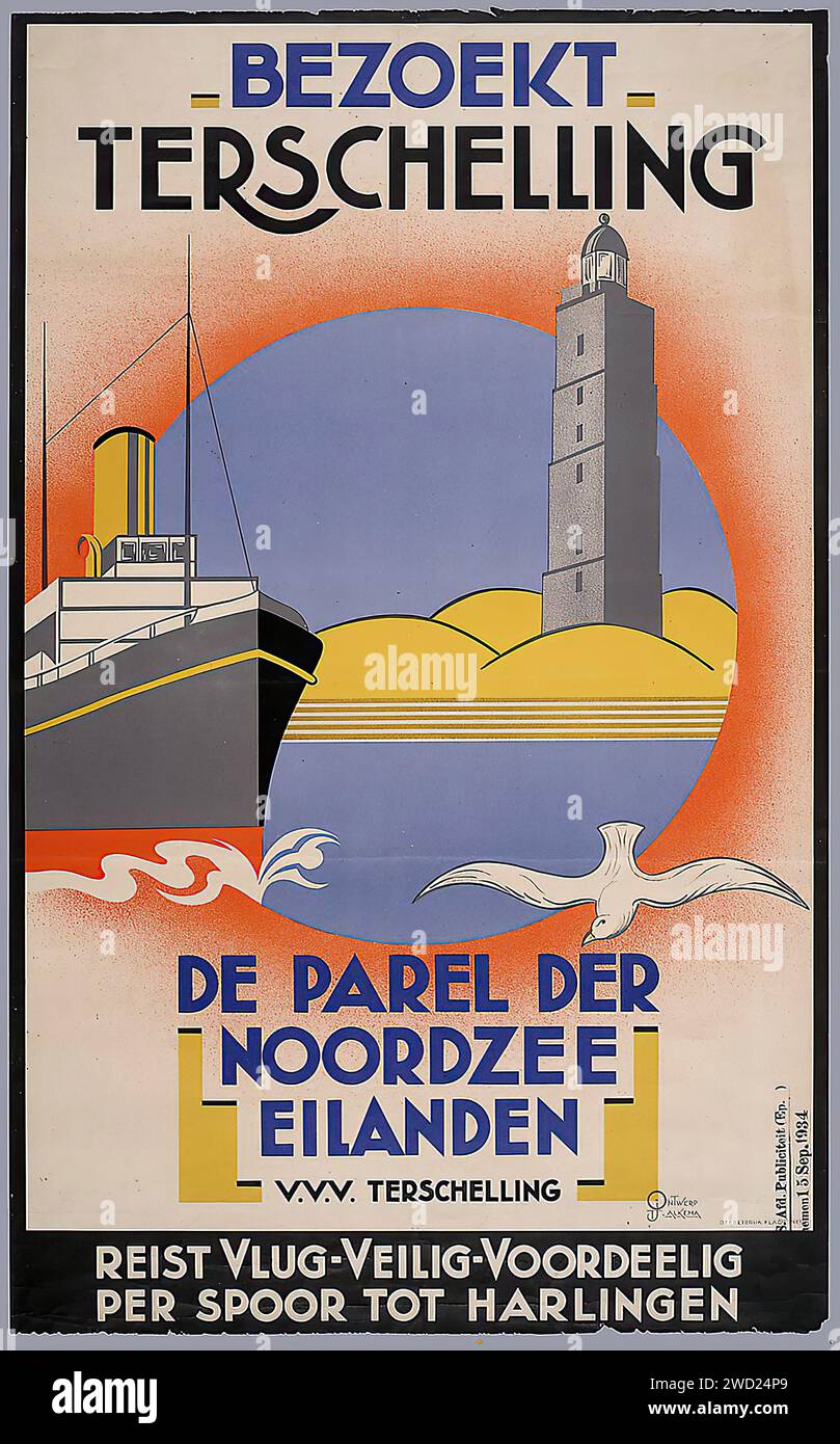 "Bezoekt Terschelling De Parel der Noordzee Eilanden V.V.V ...