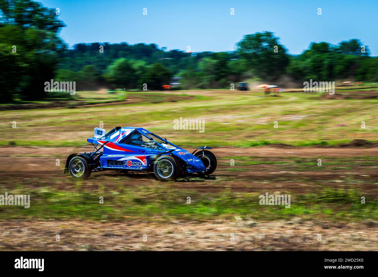 Autocross race. Racing emotions Stock Photo - Alamy