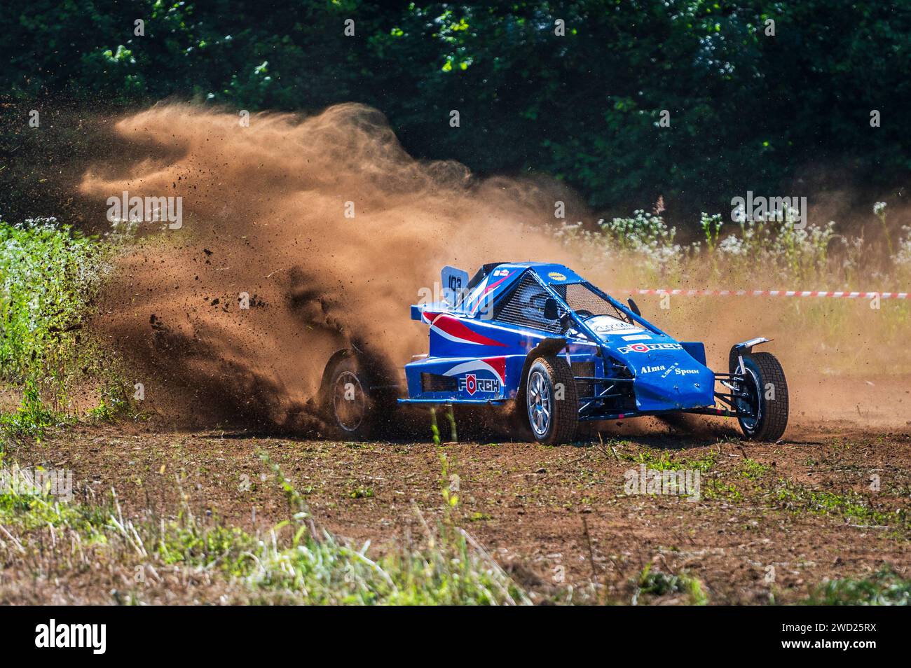 Autocross race. Racing emotions Stock Photo - Alamy