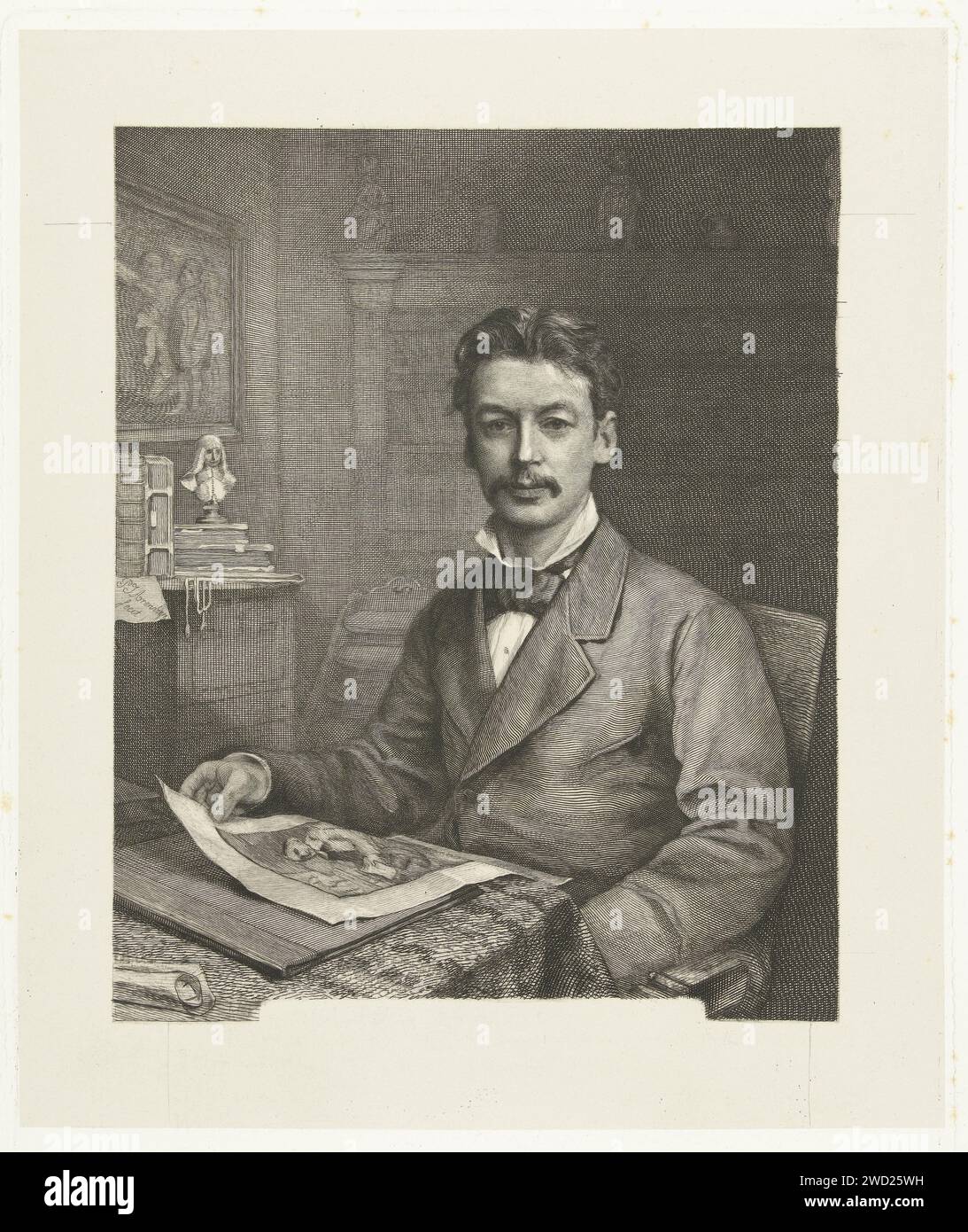 Portrait of Adrianus Daniel de Vries Abzn., Petrus Johannes Arendzen ...