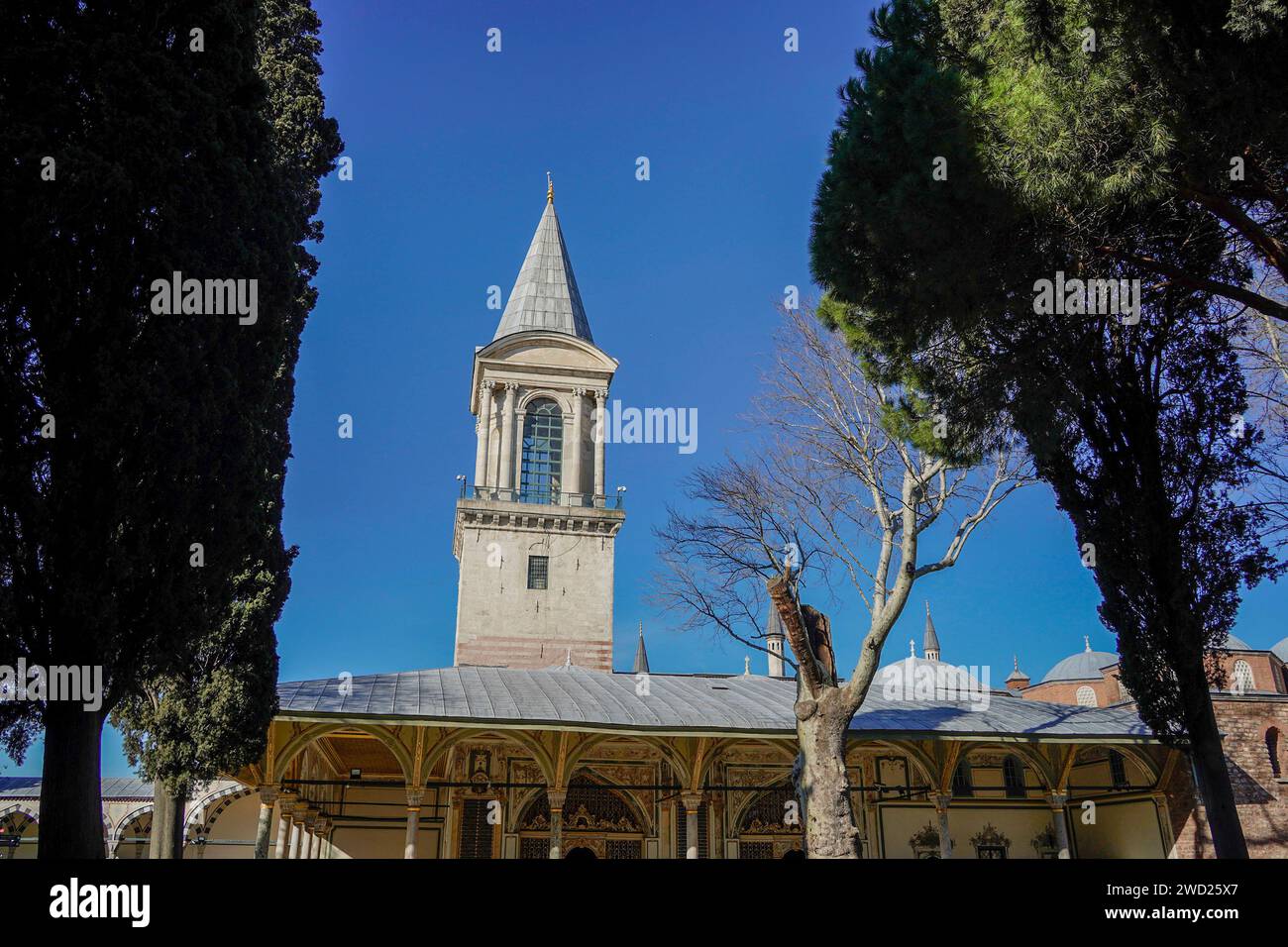 An External view of Topkapi Palace Istanbul, Turkey, Ancient Ottoman ...