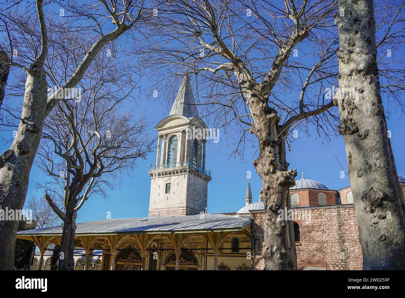An External view of Topkapi Palace Istanbul, Turkey, Ancient Ottoman ...