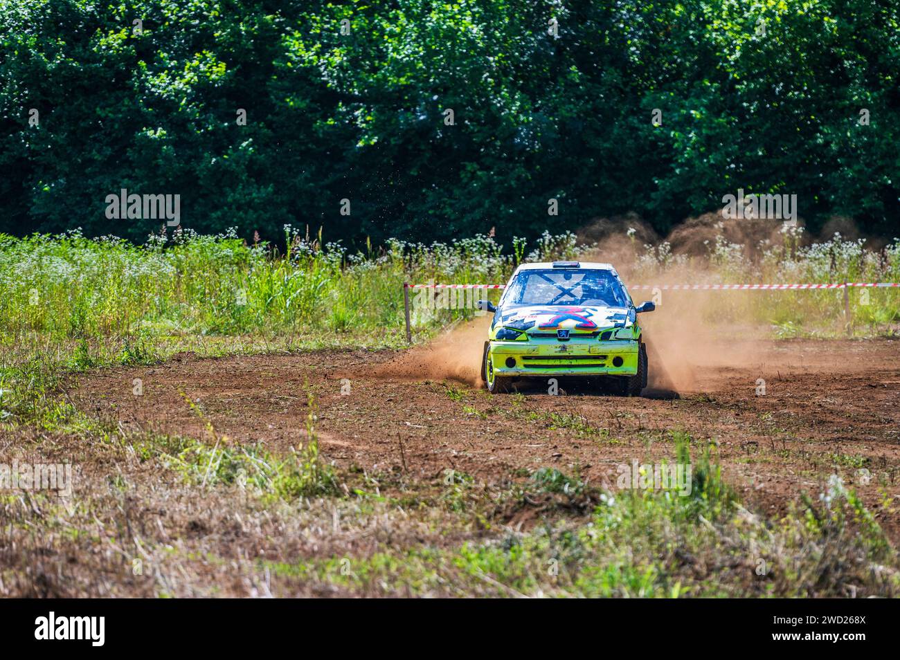 Autocross race. Racing emotions Stock Photo - Alamy