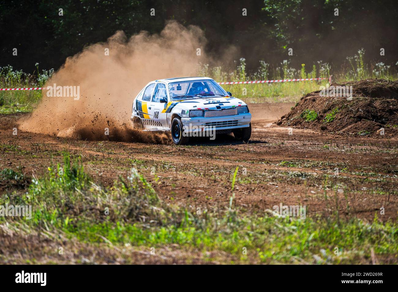 Autocross race. Racing emotions Stock Photo - Alamy