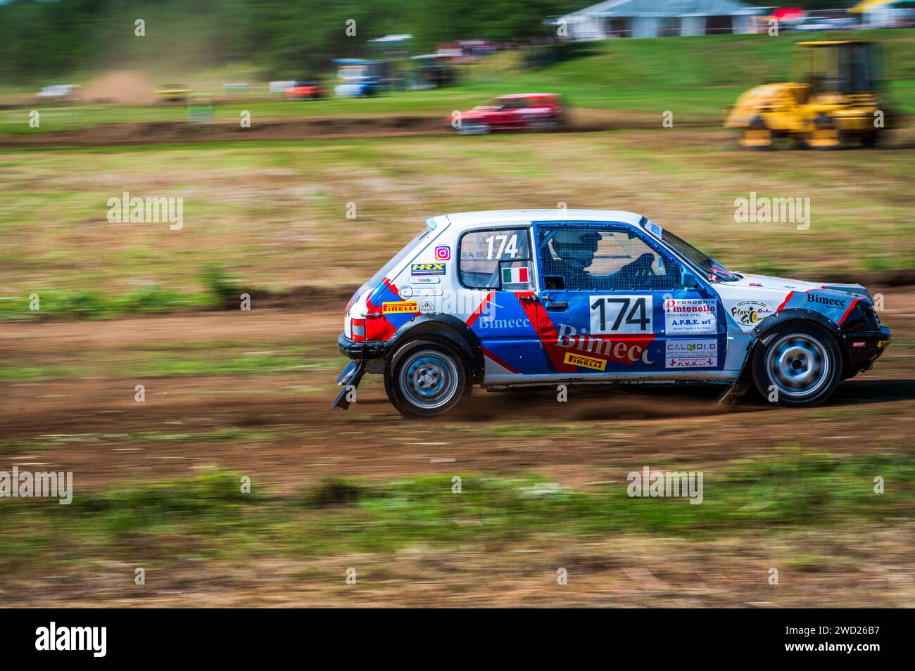 Drift driver vector cartoon hi-res stock photography and images - Alamy