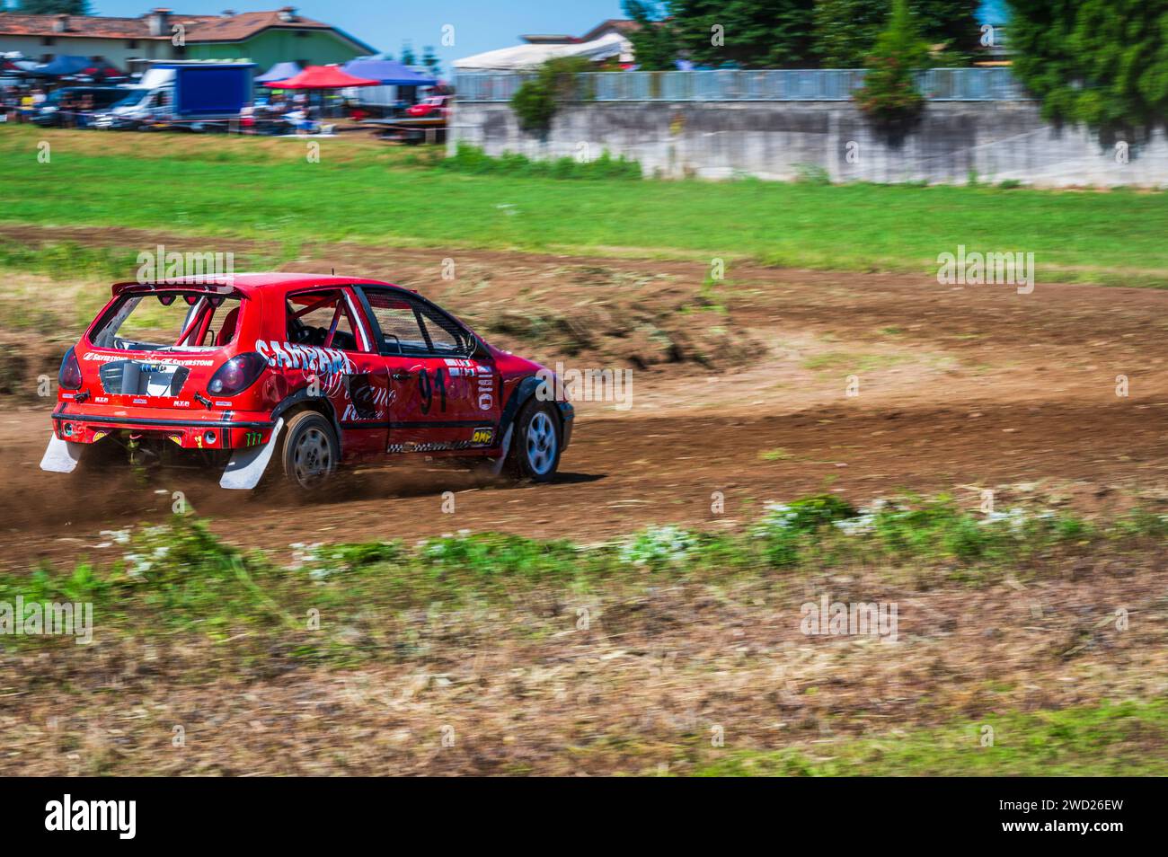 Autocross race. Racing emotions Stock Photo - Alamy