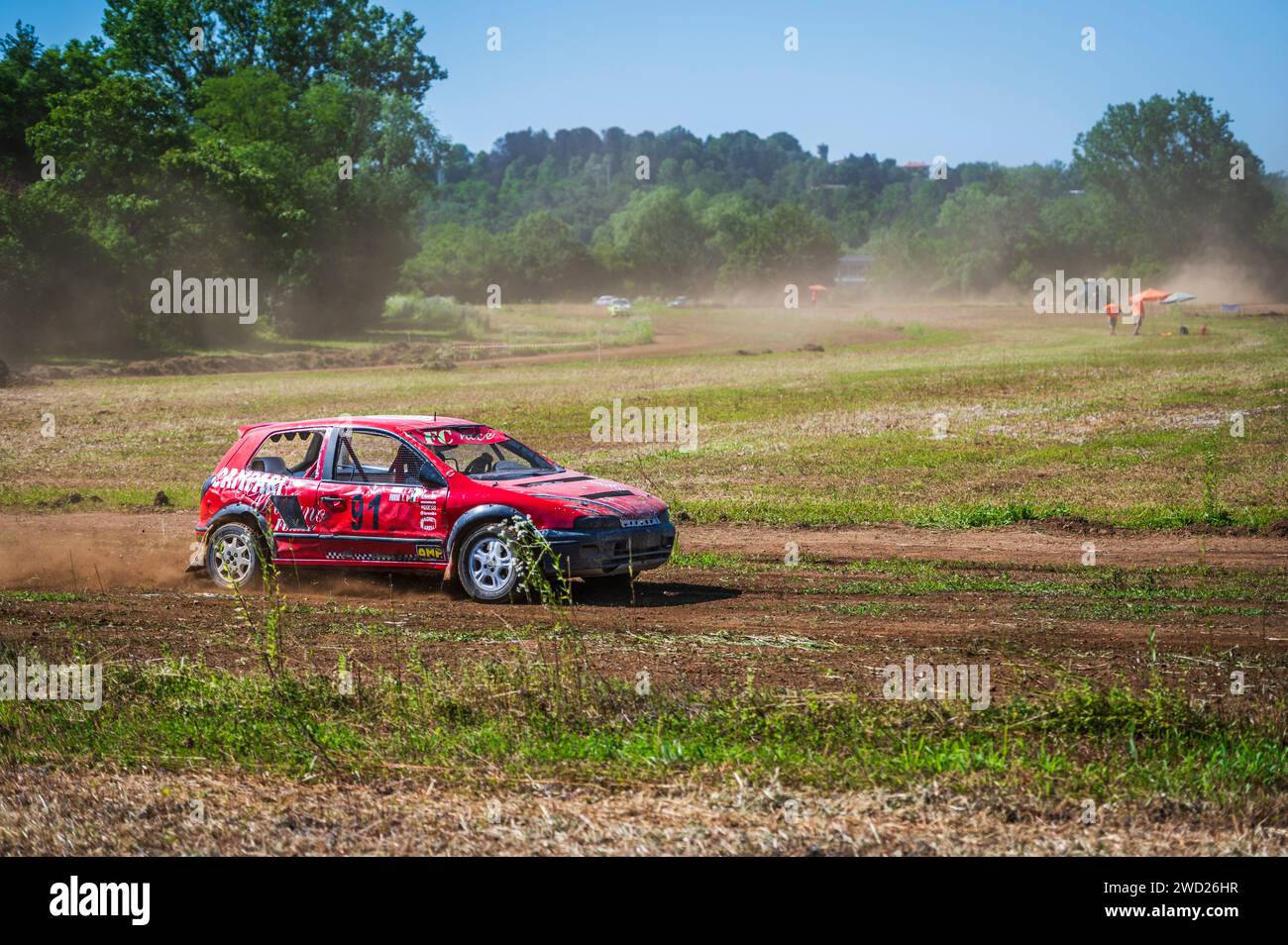Autocross race. Racing emotions Stock Photo - Alamy