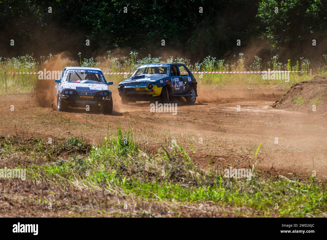 Autocross race. Racing emotions Stock Photo - Alamy