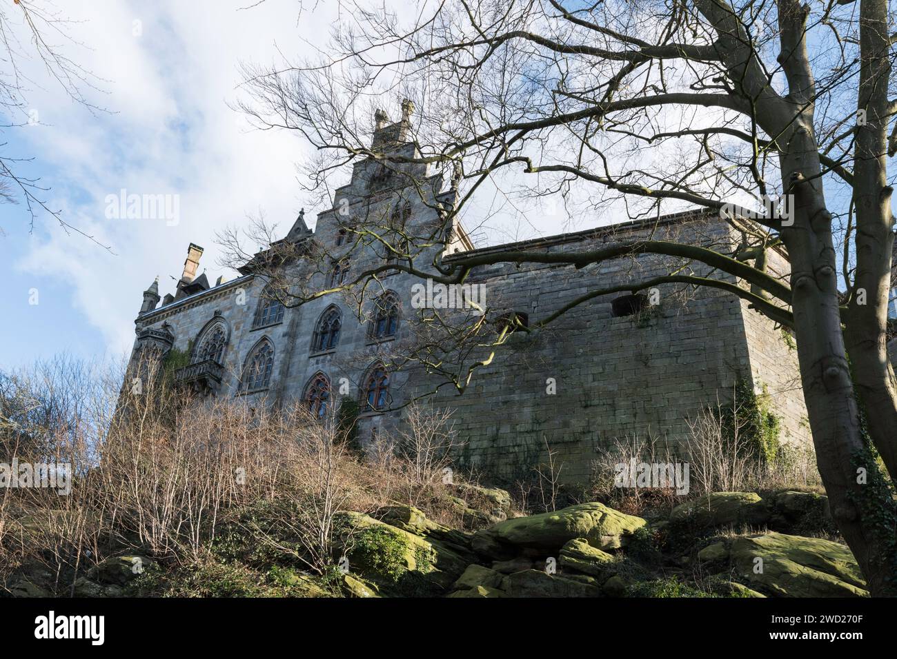 the sandstone castle building in bad bentheim in germany Stock Photo ...