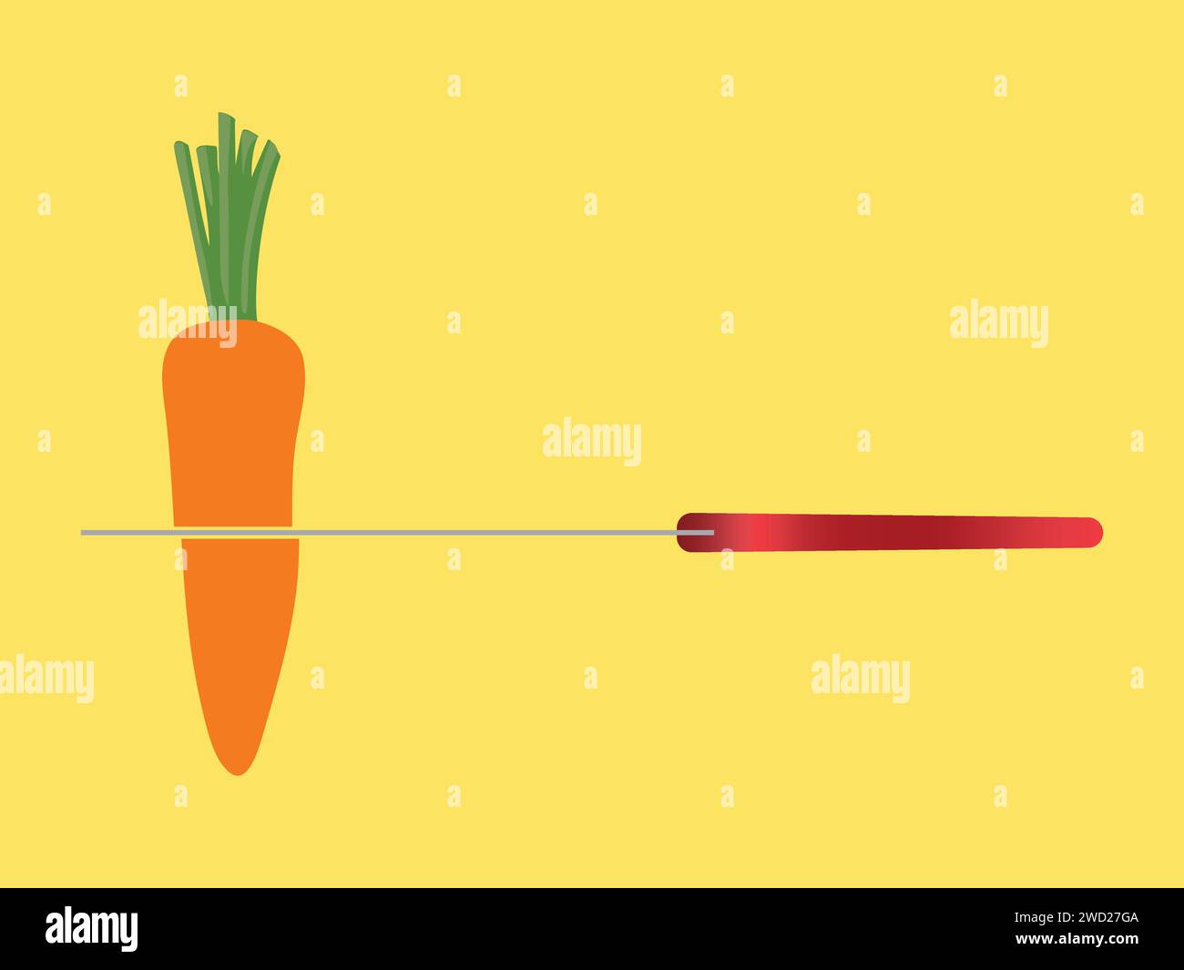 Carrot fresh vegetable in Stock Vector Images - Alamy