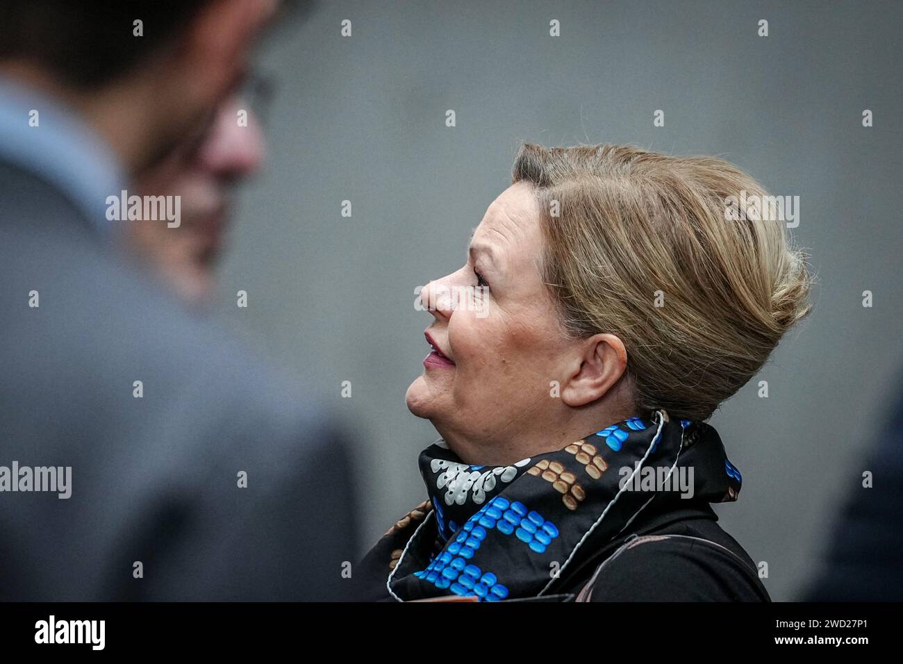 Berlin, Germany. 18th Jan, 2024. Nancy Faeser (SPD), Federal Minister ...