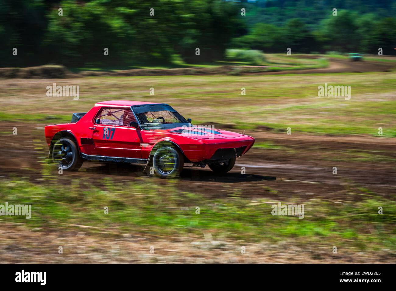 Autocross race. Racing emotions Stock Photo - Alamy