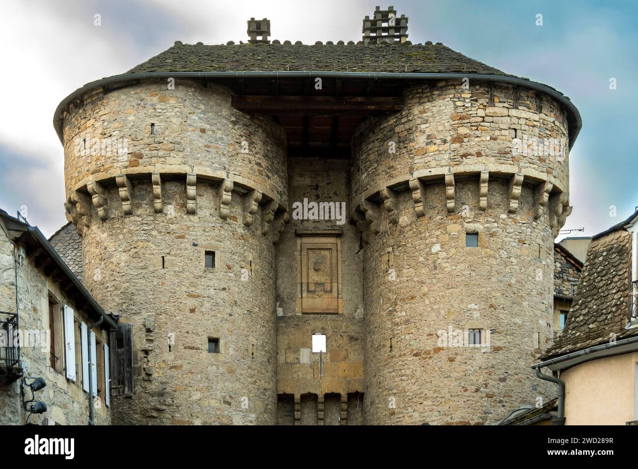Marvejols. The Soubeyran Gate marks the northern entrance to the old ...