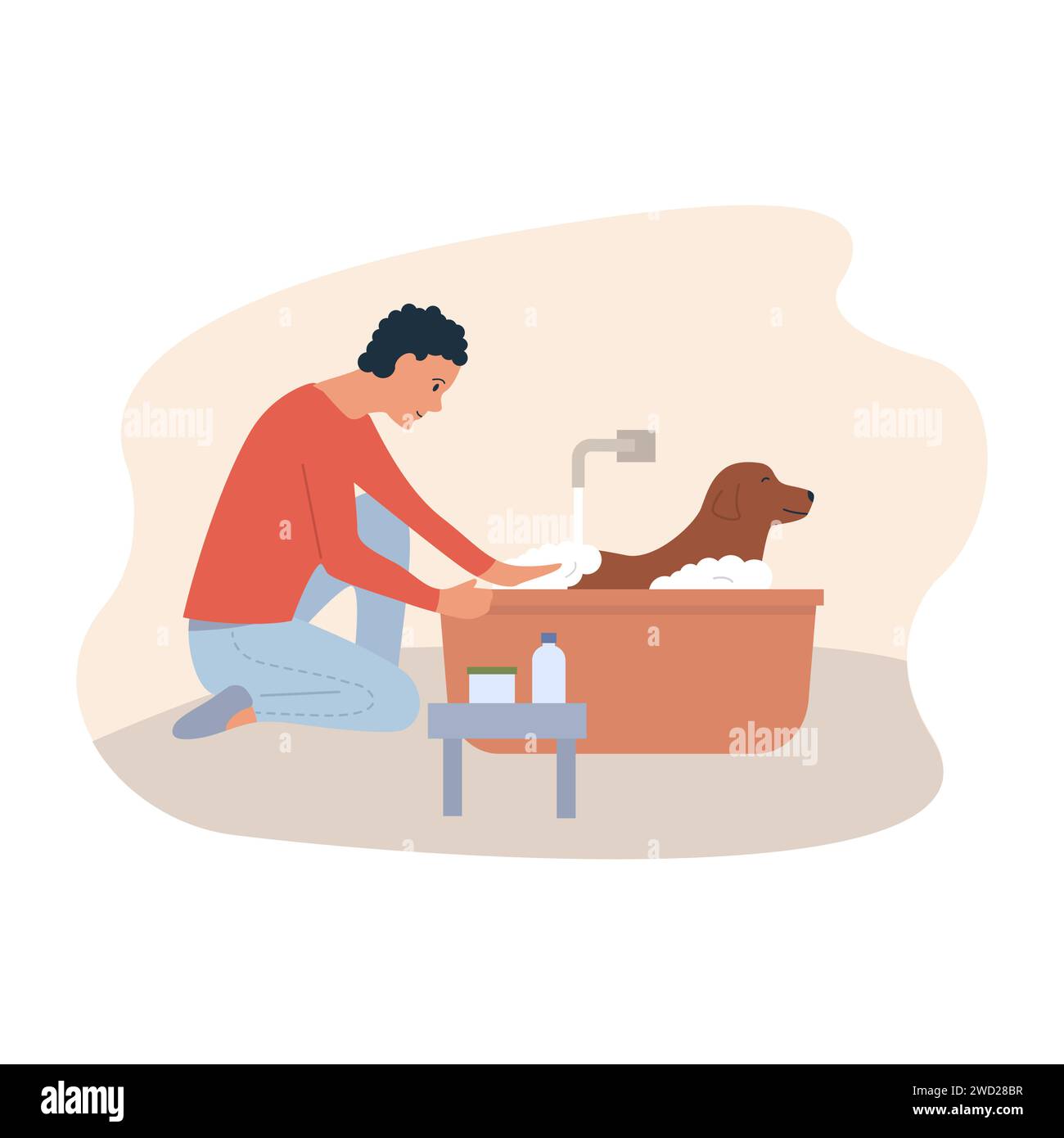 Salon for animals Stock Vector Images - Alamy