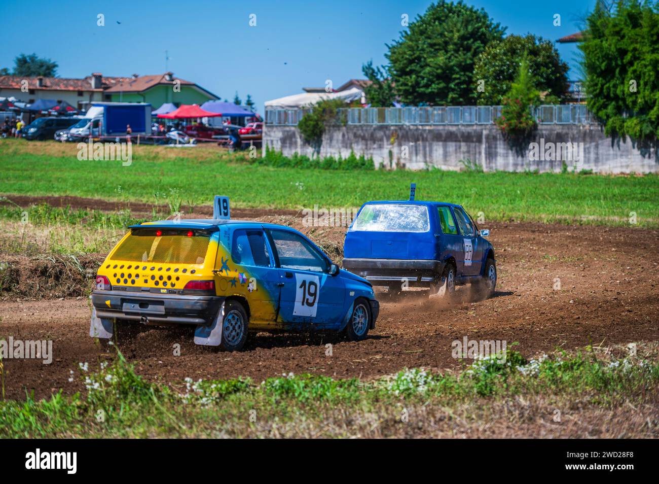 Autocross race. Racing emotions Stock Photo - Alamy