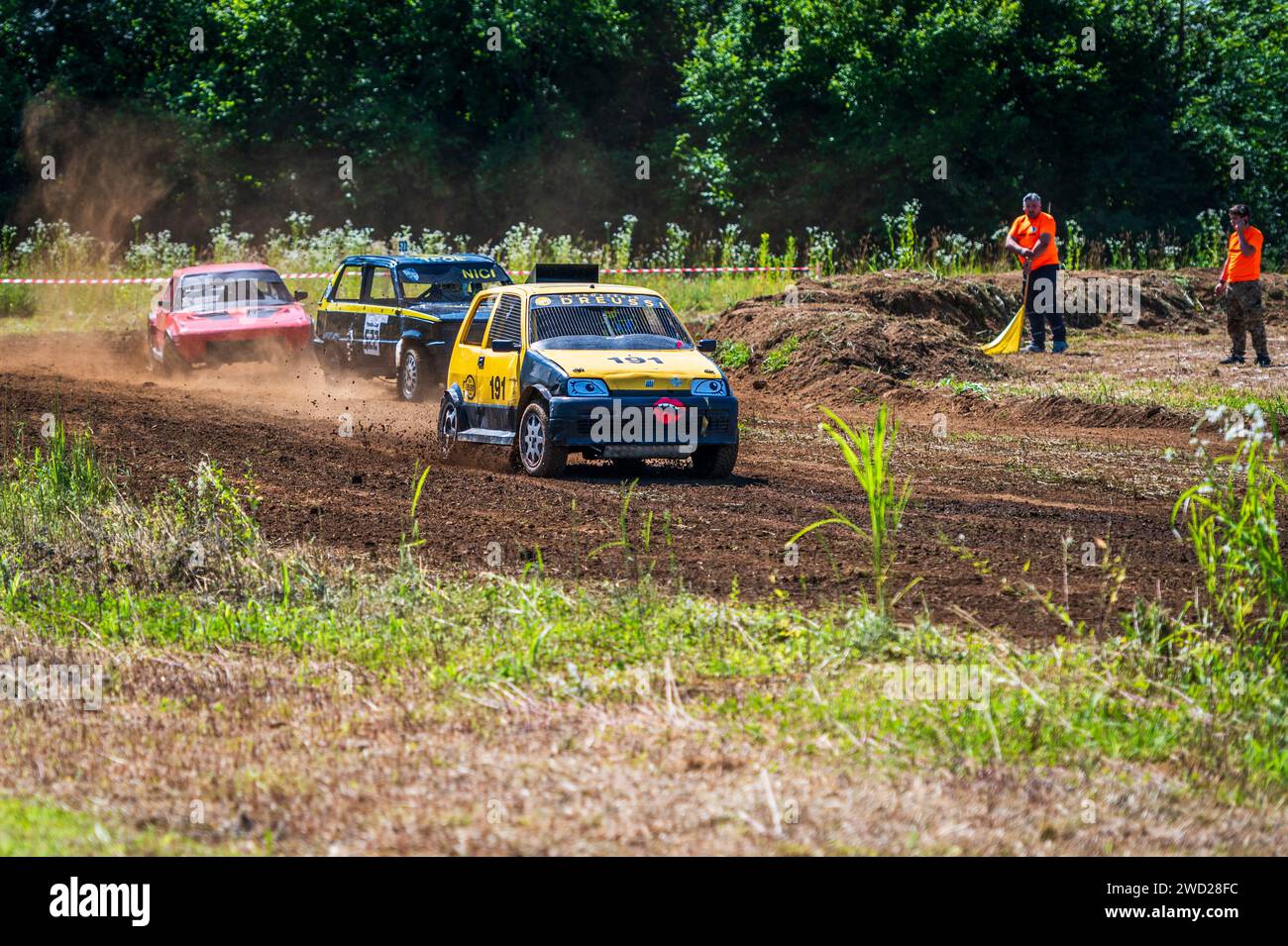Autocross race. Racing emotions Stock Photo - Alamy
