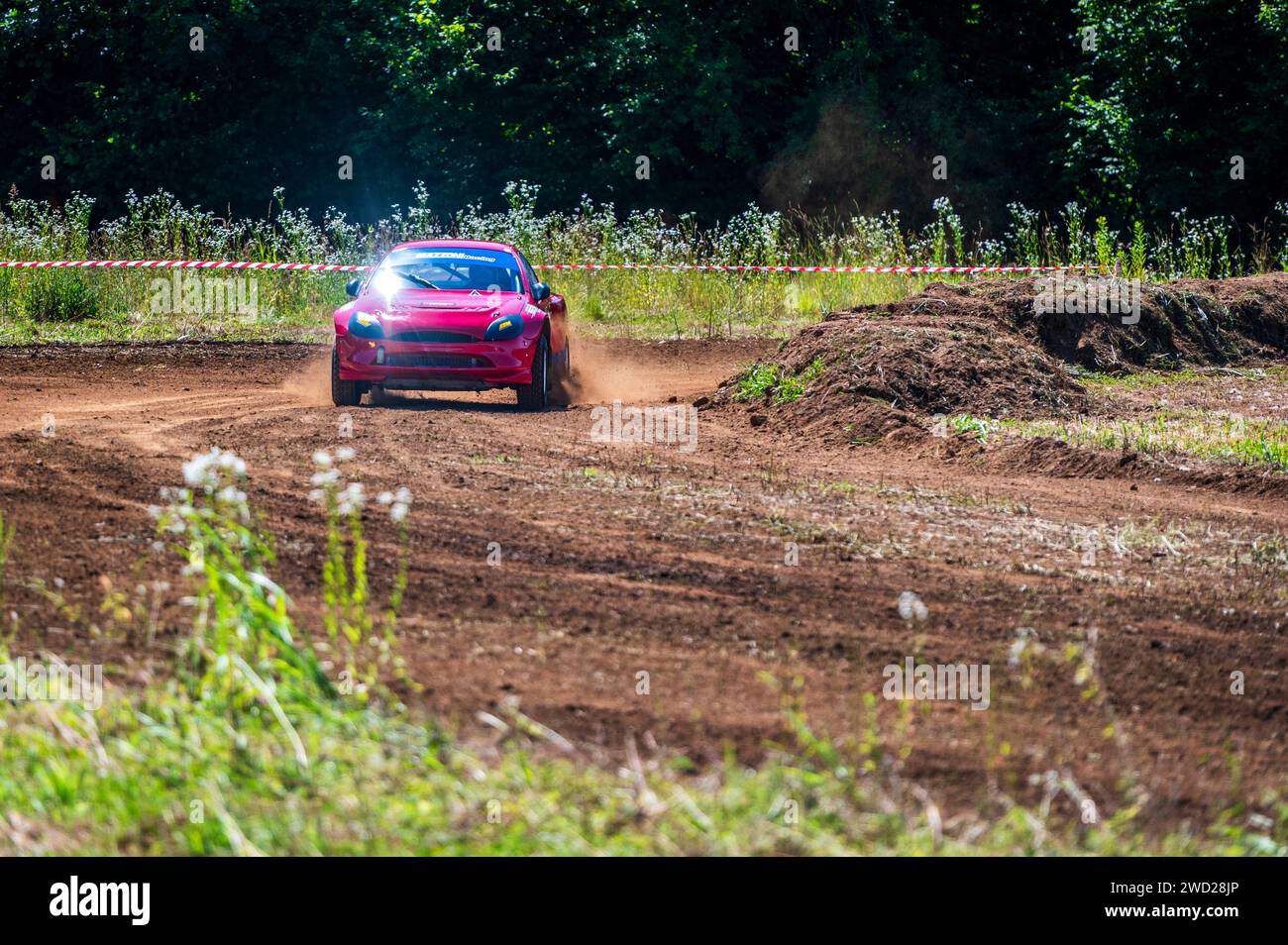 Autocross race. Racing emotions Stock Photo - Alamy