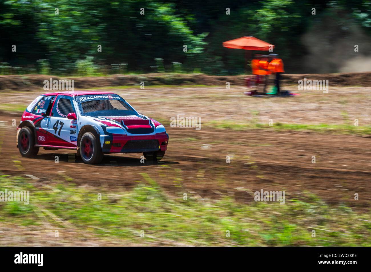 Autocross race. Racing emotions Stock Photo - Alamy