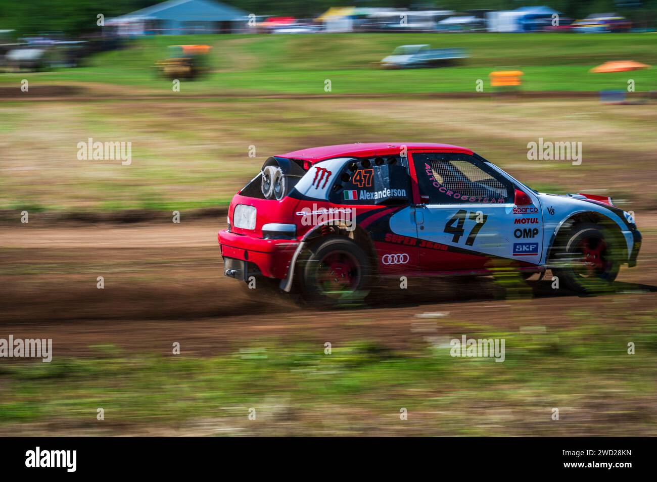 Autocross race. Racing emotions Stock Photo - Alamy