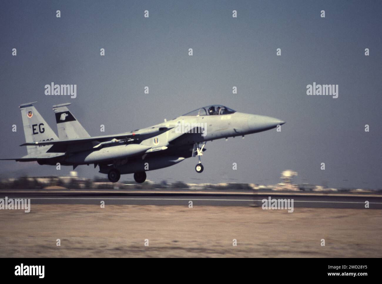 First Gulf War: 22nd January 1991 During the air-war, a USAF F-15C ...