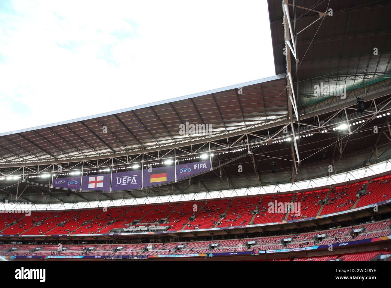 UEFA Women's Euro Final 2022 England v Germany at Wembley Stadium ...