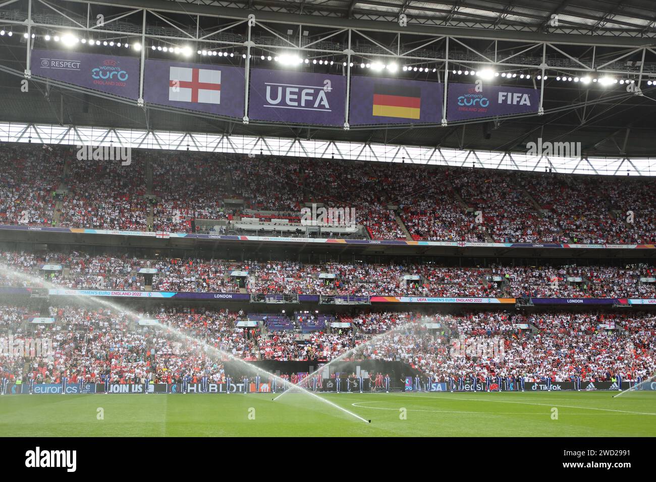UEFA Women's Euro Final 2022 England v Germany at Wembley Stadium ...