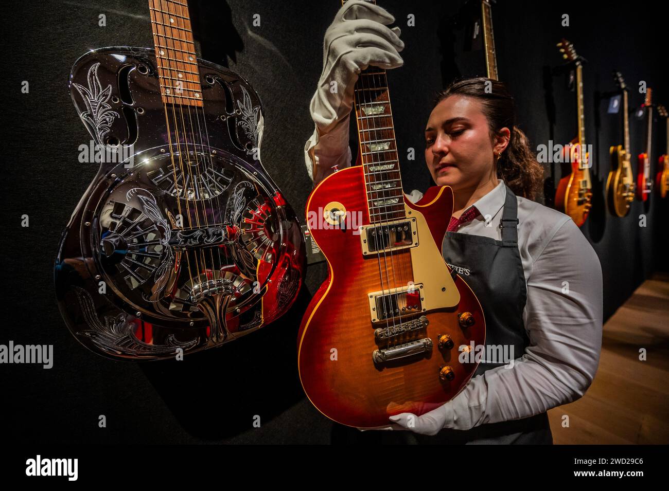 London, UK. 18th Jan, 2024. Gibson Incorporated, Kalamazoo, Michigan ...