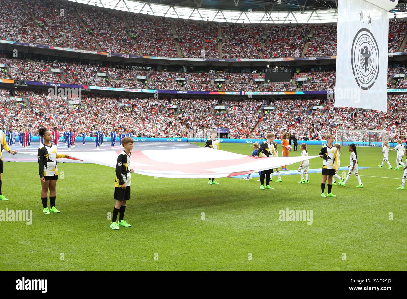 UEFA Women's Euro Final 2022 England v Germany at Wembley Stadium ...