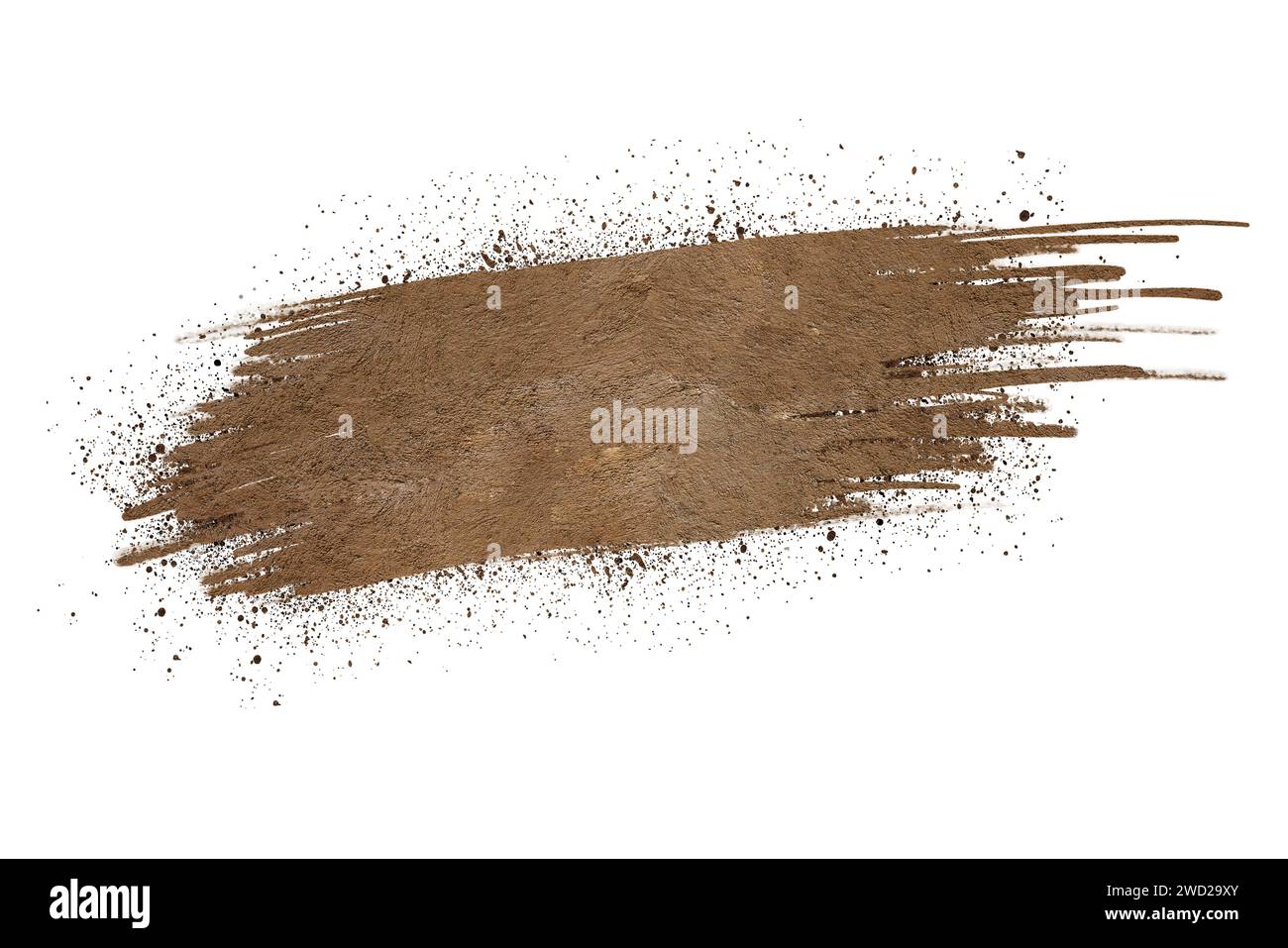 mud splash isolated on white background Stock Photo - Alamy
