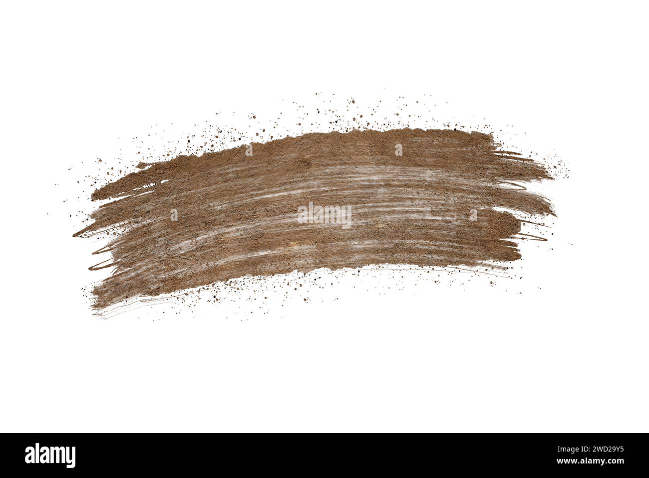 mud splash isolated on white background Stock Photo - Alamy