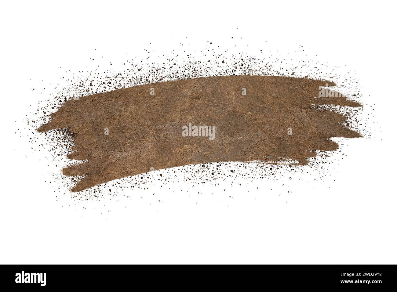 mud splash isolated on white background Stock Photo - Alamy